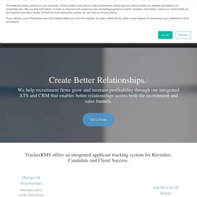 TrackerRMS CRM Review, Pros and Cons (Oct 2024) | ITQlick